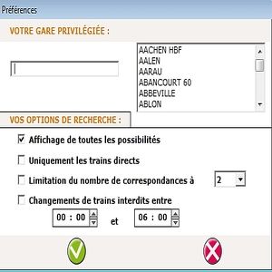 Horaires Train Sncf