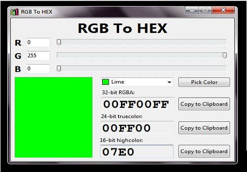Rgb To Hex
